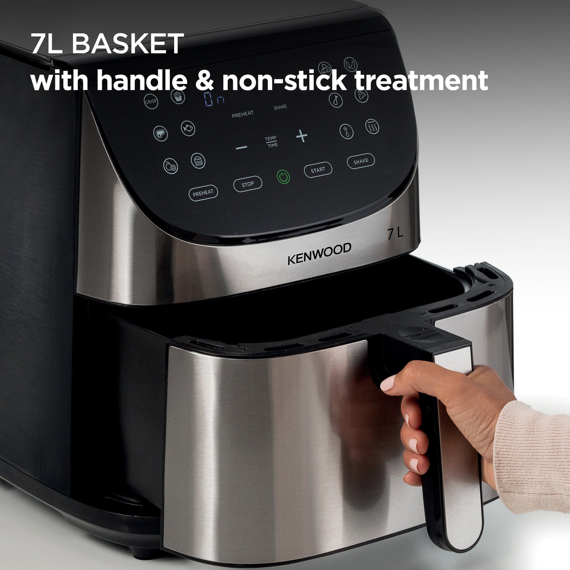 Kenwood - Air Fryer kHealthy Fry 7L S/Steel - HFM80.000SS– Kenwood South Africa