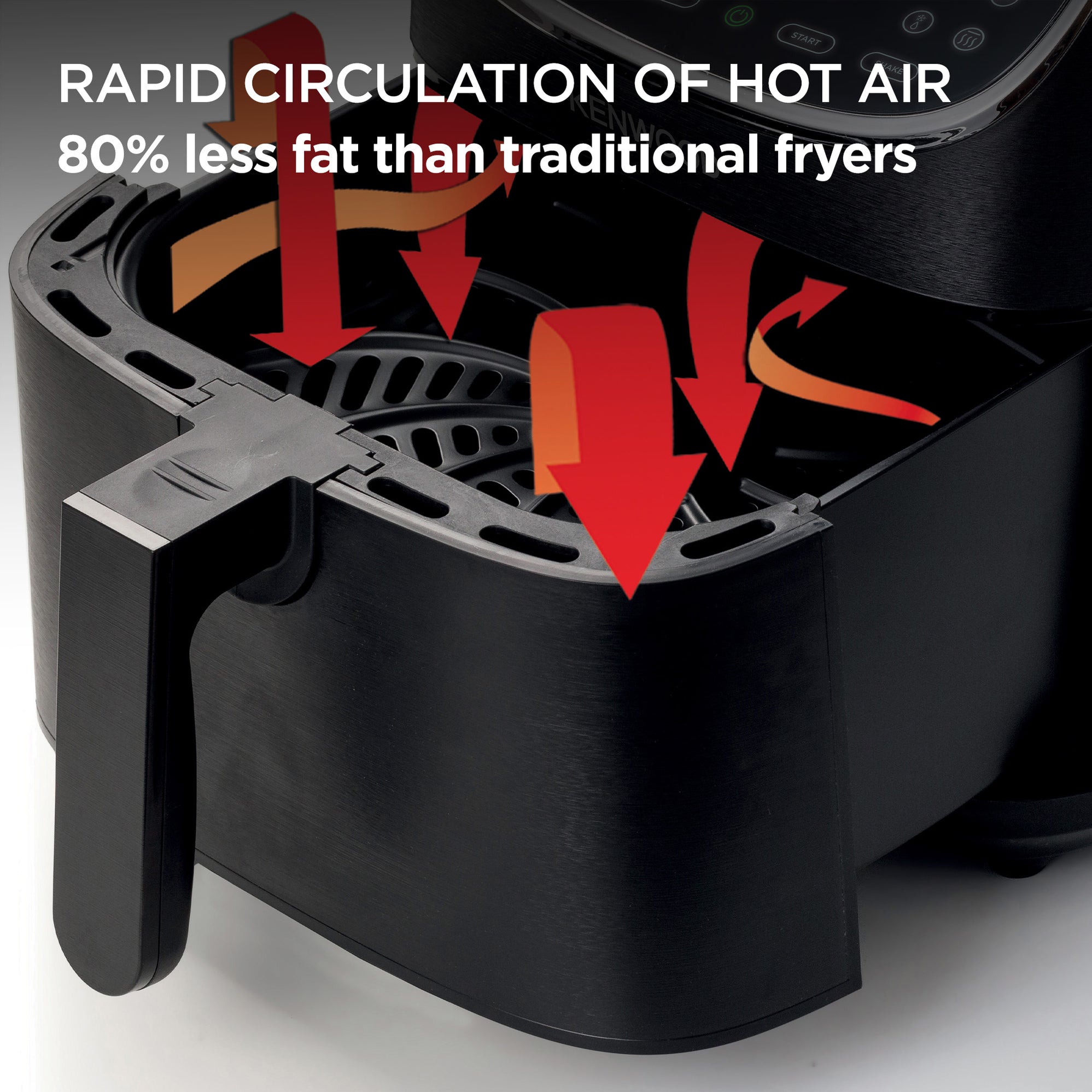 Kenwood - Air Fryer kHealthy Fry 7L Black - HFP80.000BK– Kenwood South ...