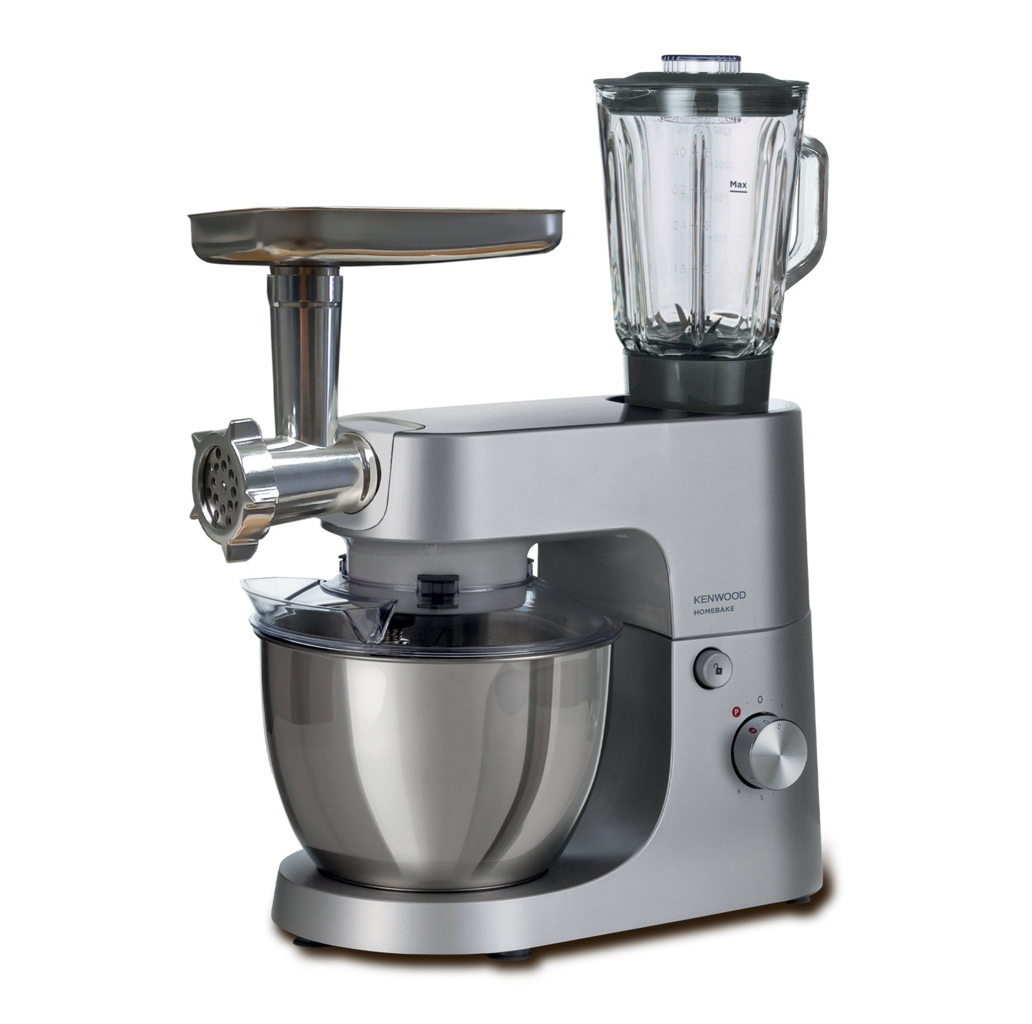 Kenwood - HomeBake Stand Mixer + Blender and Mincer 1000W - KHH01.220S ...